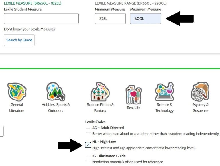 Build a Differentiated Library Using Lexile Find a Book - LEXILE ...
